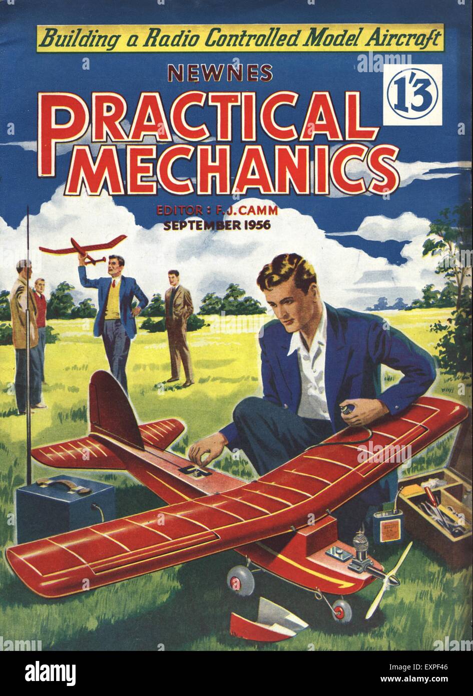1950s UK Practical Mechanics Magazine Cover Stock Photo - Alamy