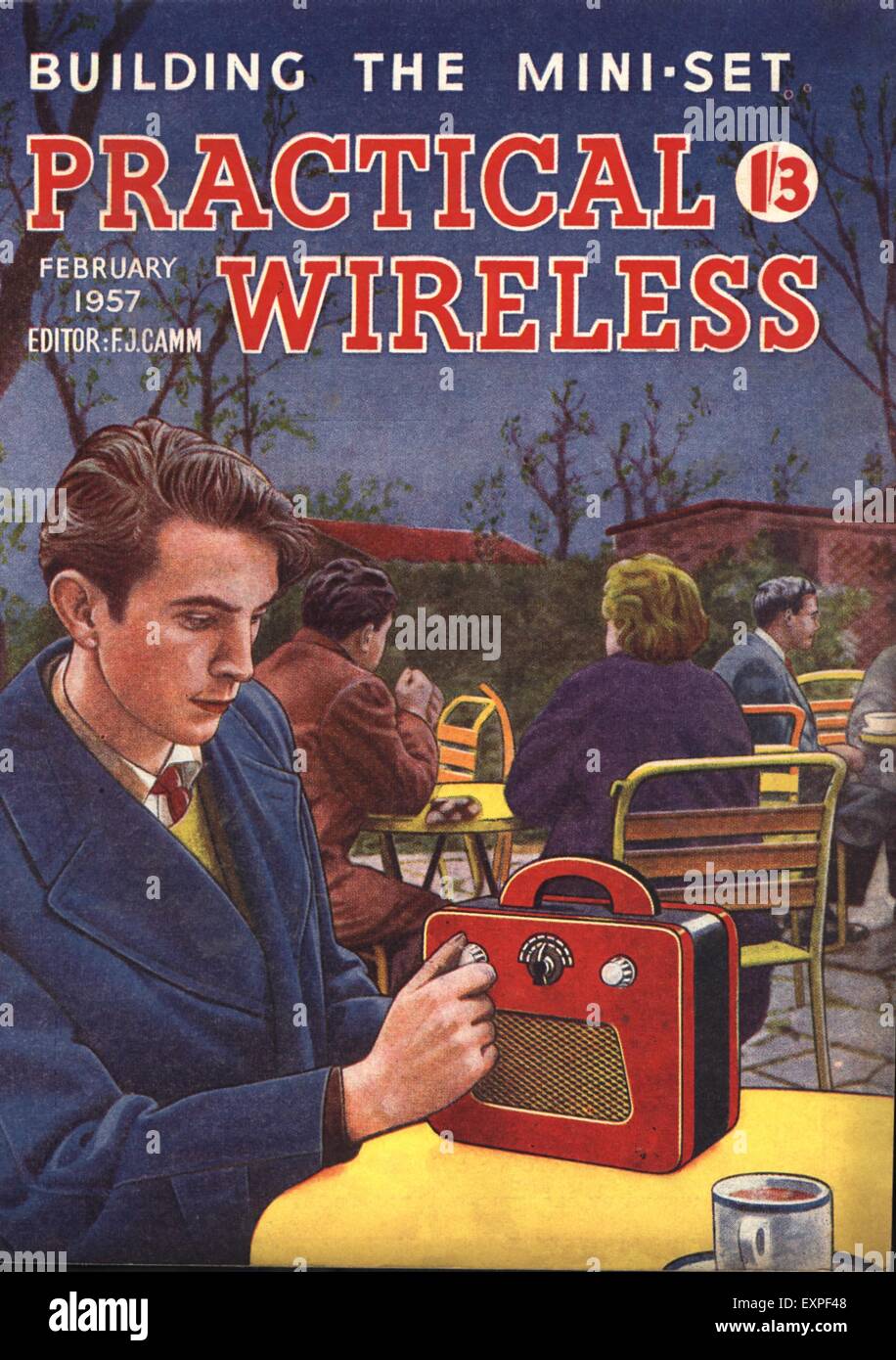 1950s UK Practical Wireless Magazine Cover Stock Photo - Alamy