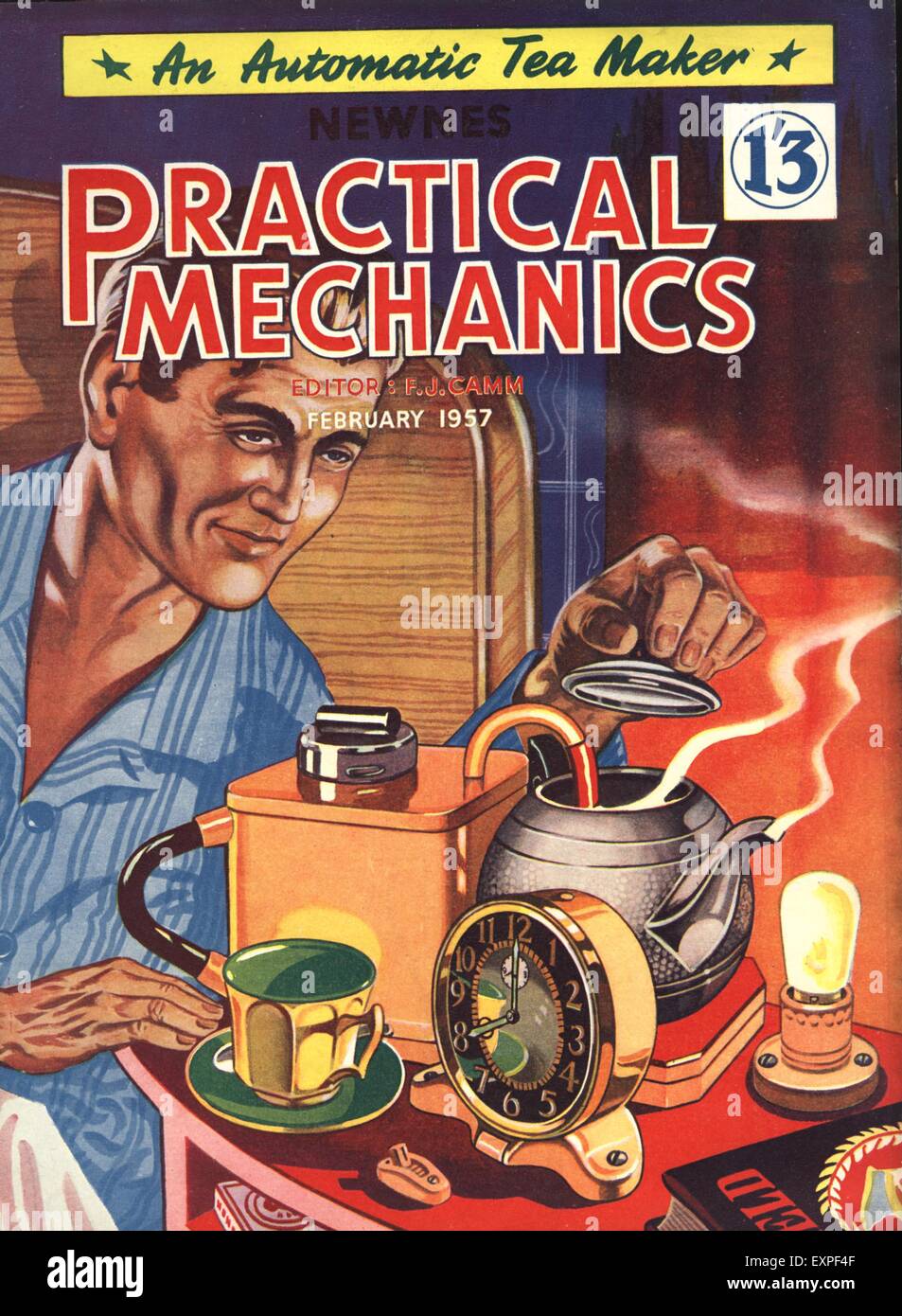 1950s UK Practical Mechanics Magazine Cover Stock Photo - Alamy