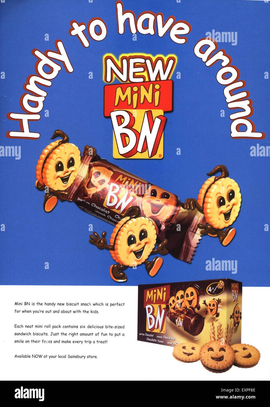 2000s UK BN Magazine Advert Stock Photo - Alamy