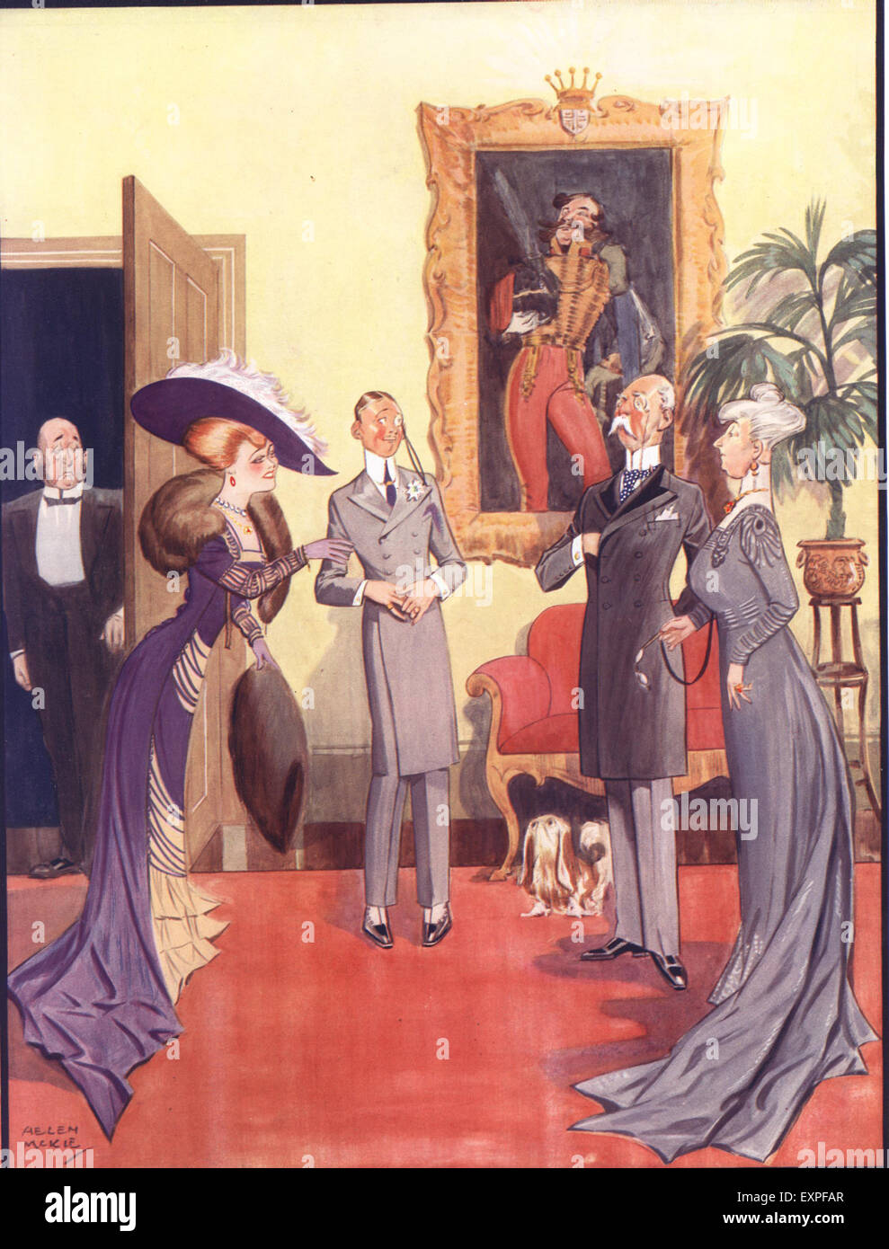 1930s UK Fashion Magazine Plate Stock Photo - Alamy