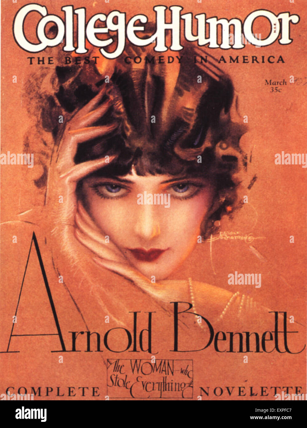 1910s USA College Humour Magazine Cover Stock Photo - Alamy