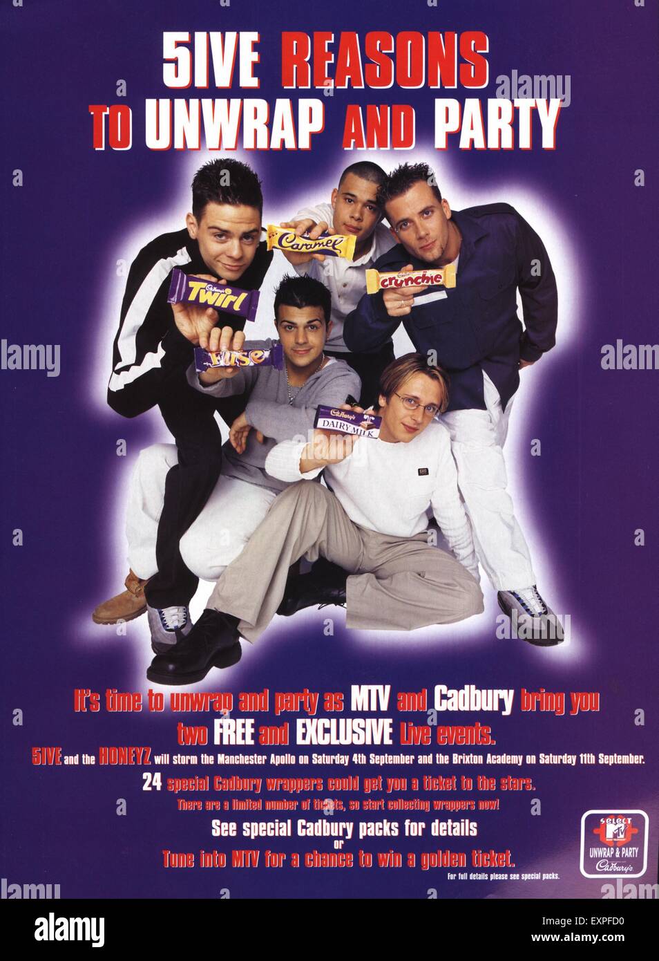 2000s UK Cadburys Magazine Advert Stock Photo - Alamy