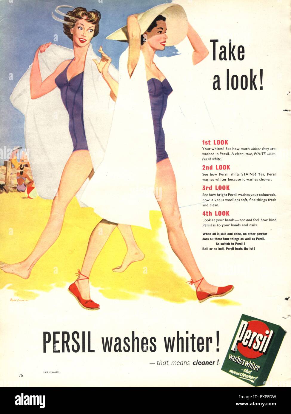 Persil advert 1950s hi-res stock photography and images - Alamy