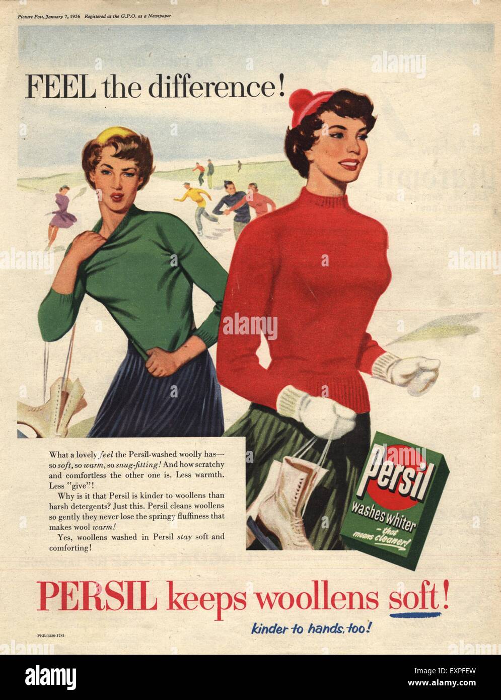 Persil advert 1950s hi-res stock photography and images - Alamy