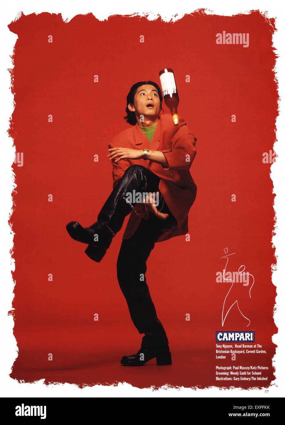 Campari advert hi-res stock photography and images - Alamy