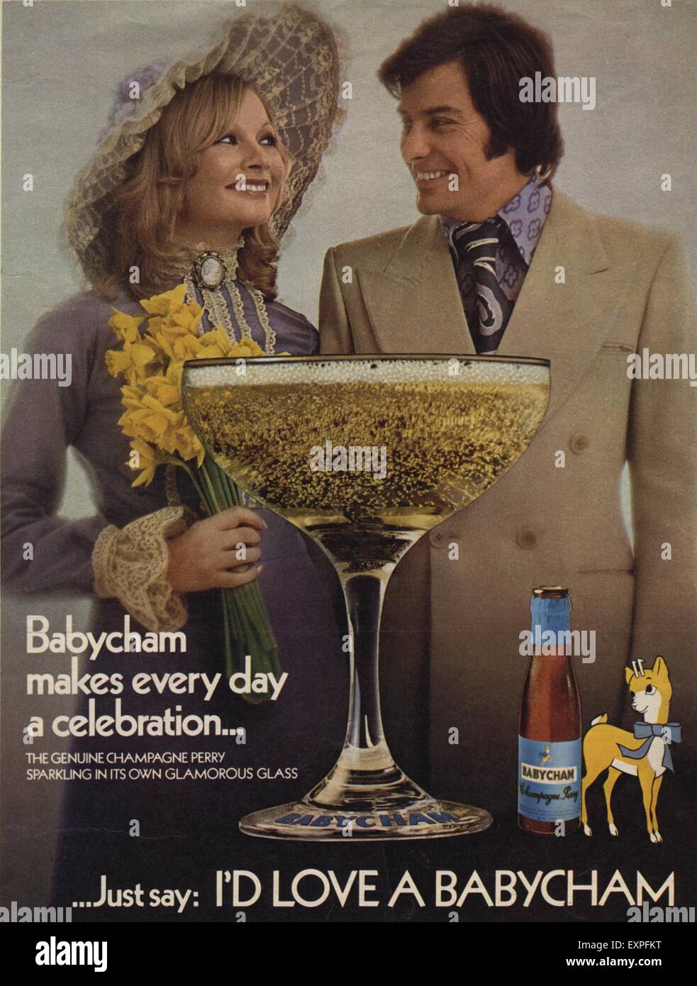 Babycham 1970s hi-res stock photography and images - Alamy