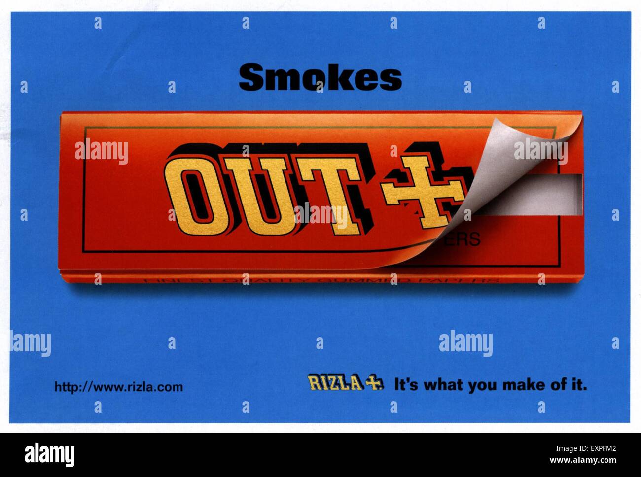Rizla advert hi-res stock photography and images - Alamy