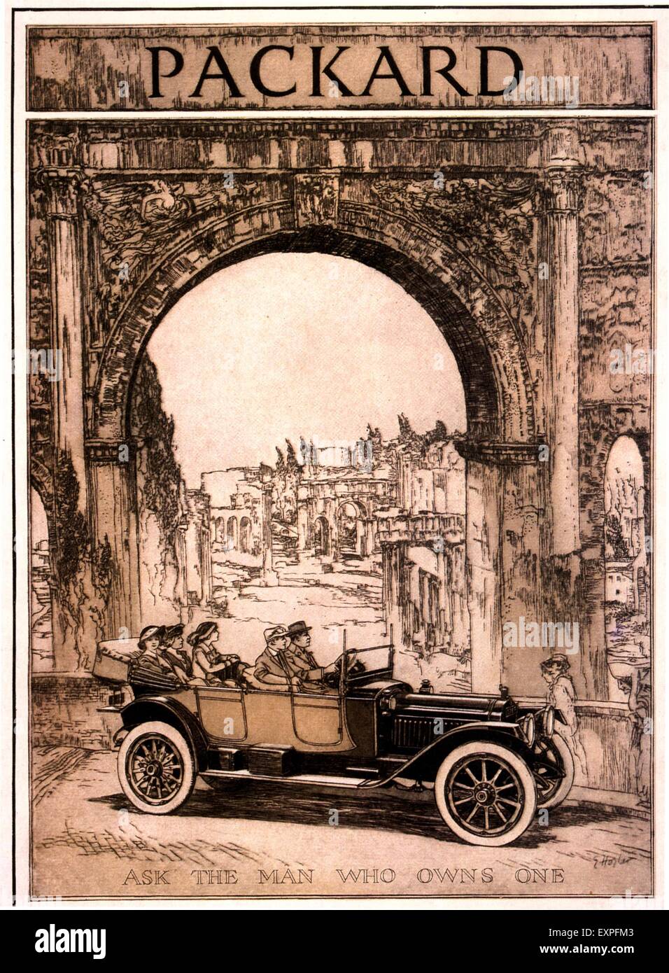 1920s USA Packard Magazine Advert Stock Photo - Alamy