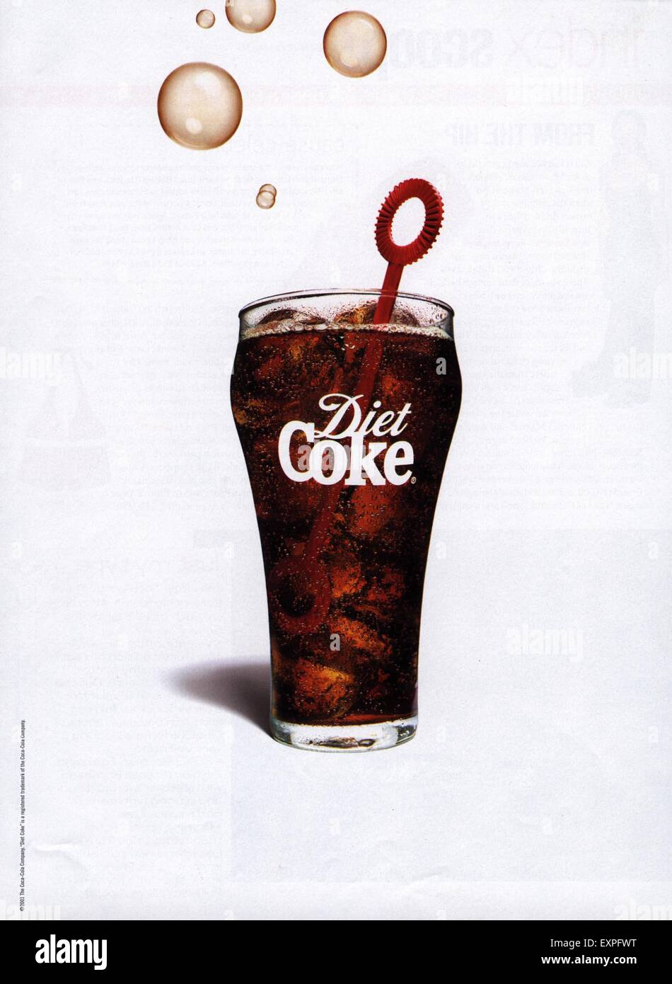 2000s UK Coca-Cola Magazine Advert Stock Photo - Alamy