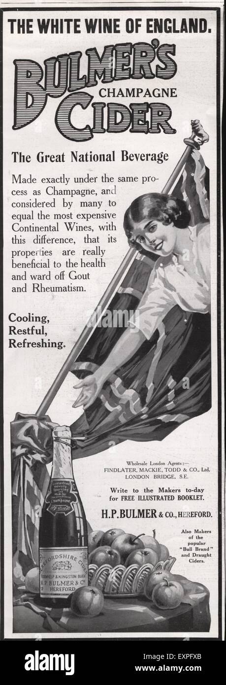 Bulmers advert hi-res stock photography and images - Alamy