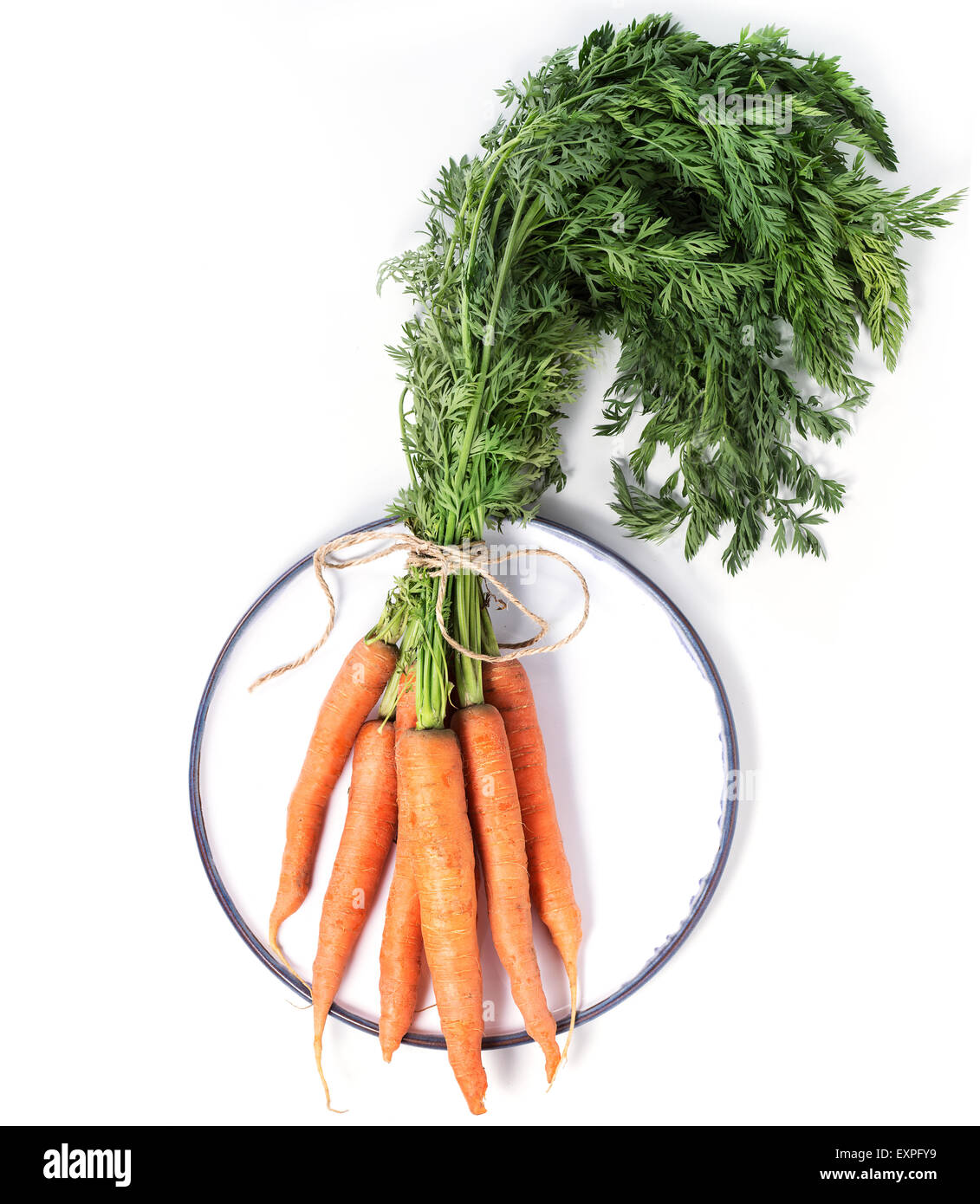 Bundle of carrots Stock Photo - Alamy