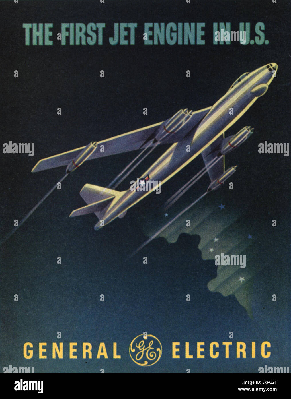 1950s USA General Electric Magazine Advert Stock Photo - Alamy