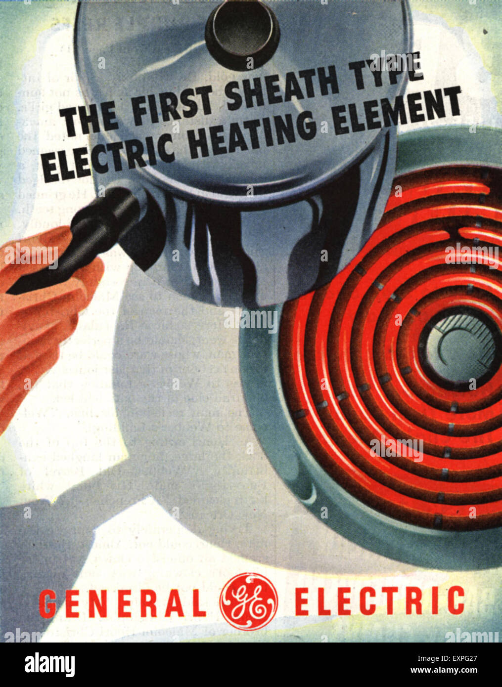 1950s USA General Electric Magazine Advert Stock Photo - Alamy