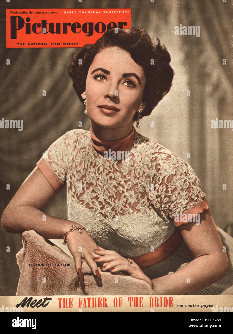 1950s UK Picturegoer Magazine Cover Stock Photo - Alamy