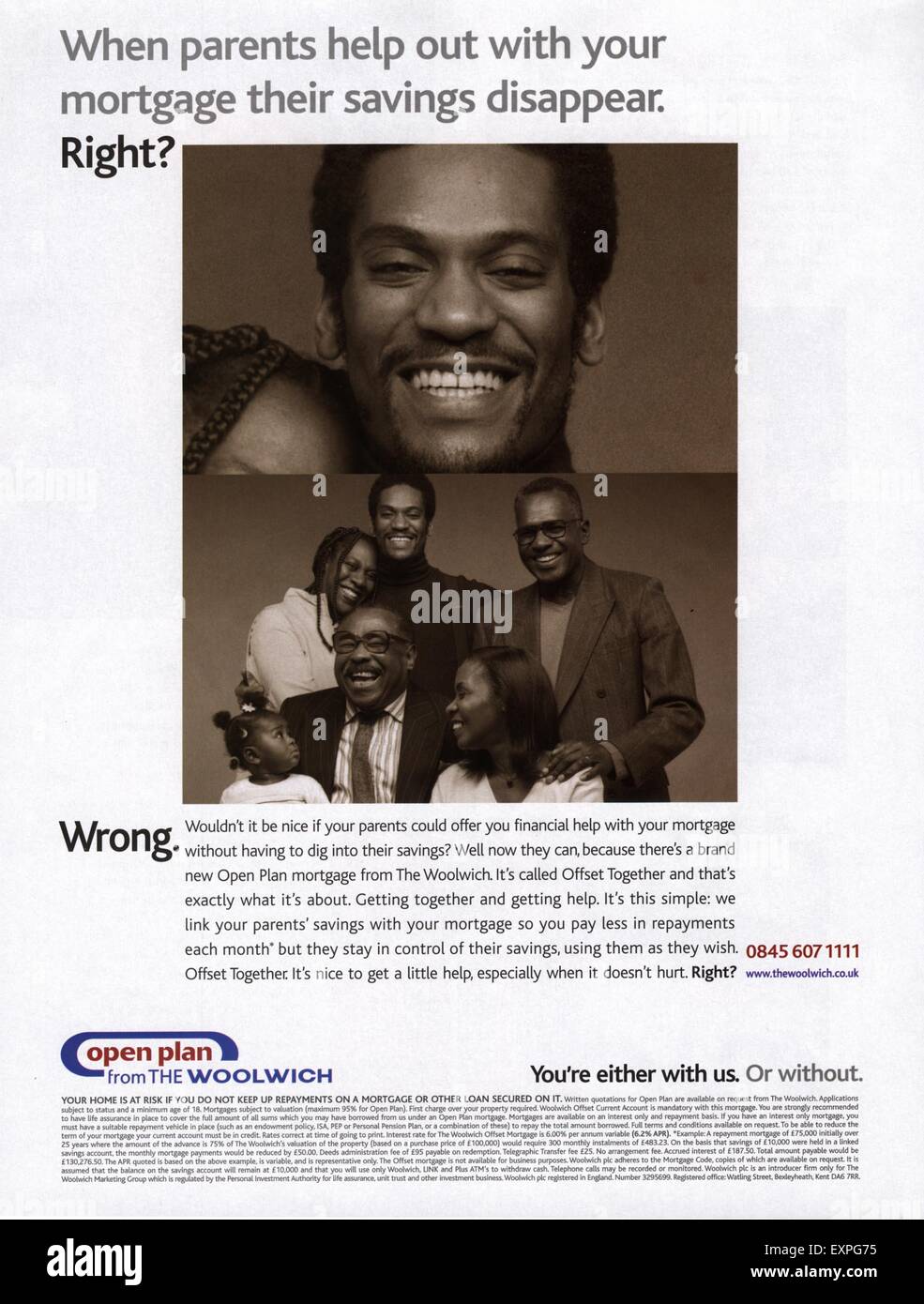 2000s UK Woolwich Magazine Advert Stock Photo - Alamy