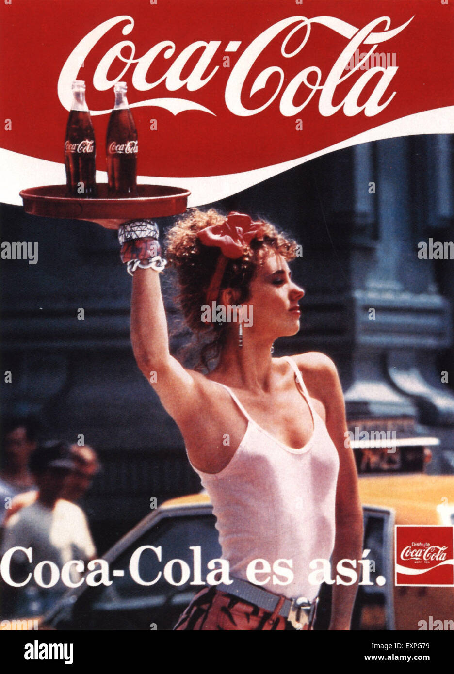 1980s Spain Coca-Cola Magazine Advert Stock Photo - Alamy