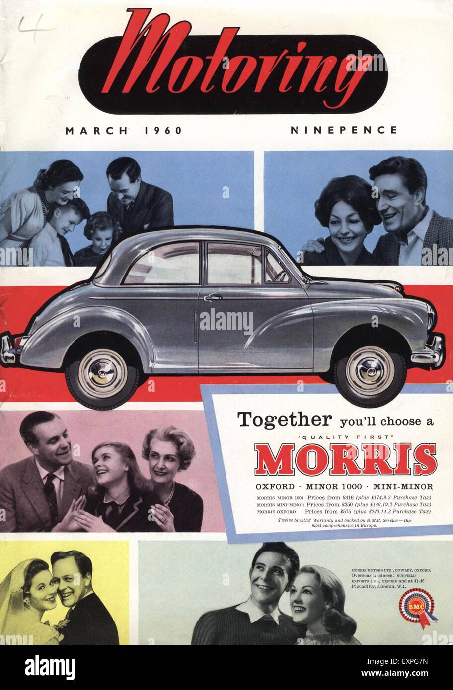 1960s UK Morris Minor Magazine Advert Stock Photo - Alamy