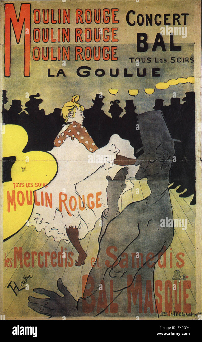 Moulin rouge poster hi-res stock photography and images - Alamy