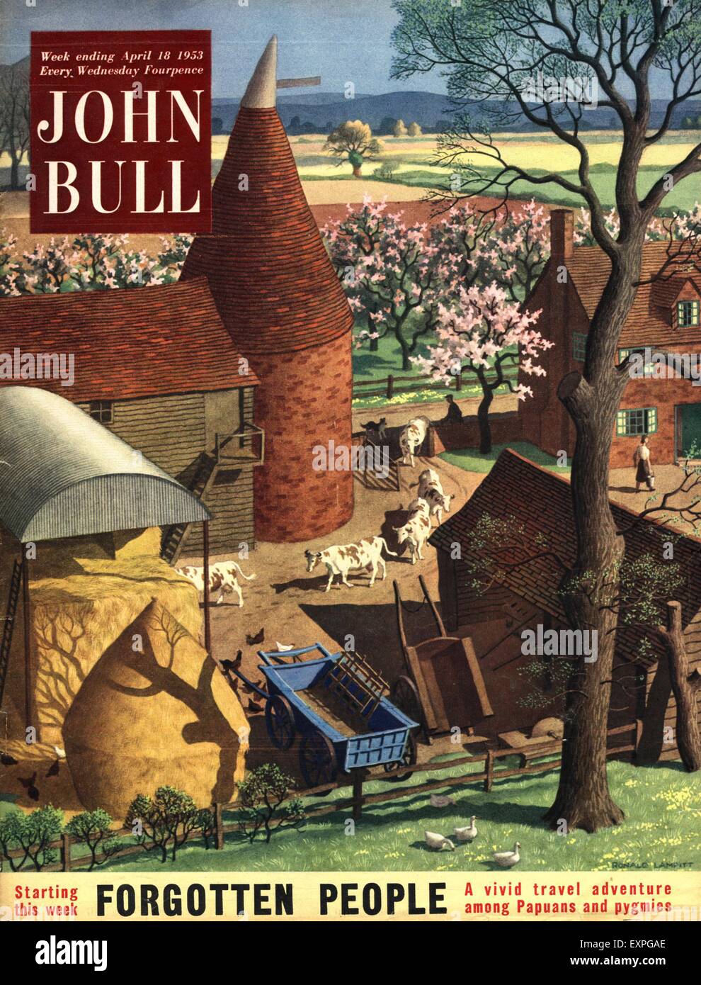 1950s UK John Bull Magazine Cover Stock Photo - Alamy