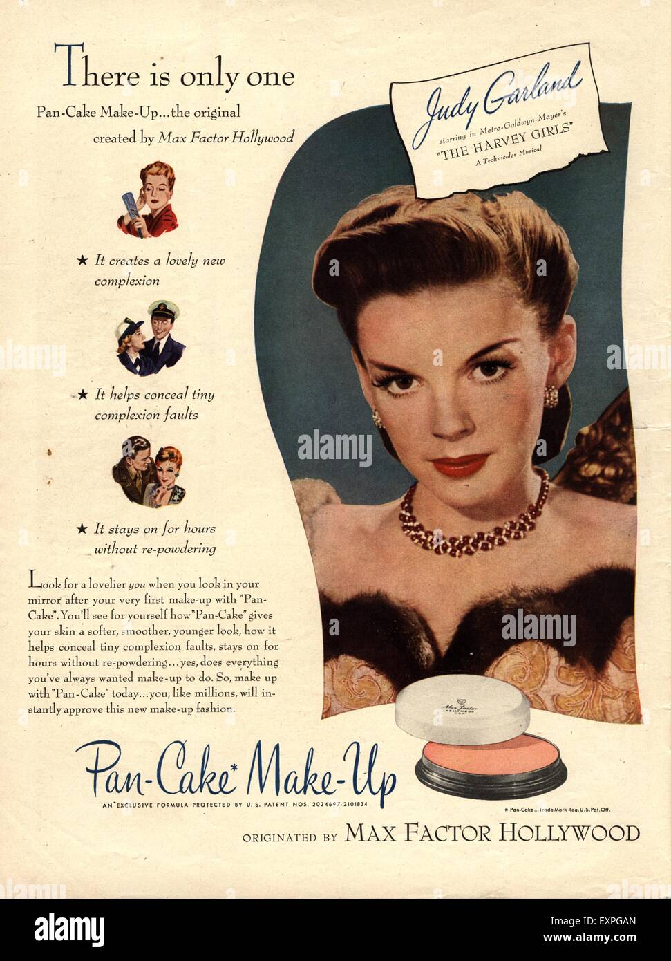 1940s usa max factor magazine hi-res stock photography and images - Alamy