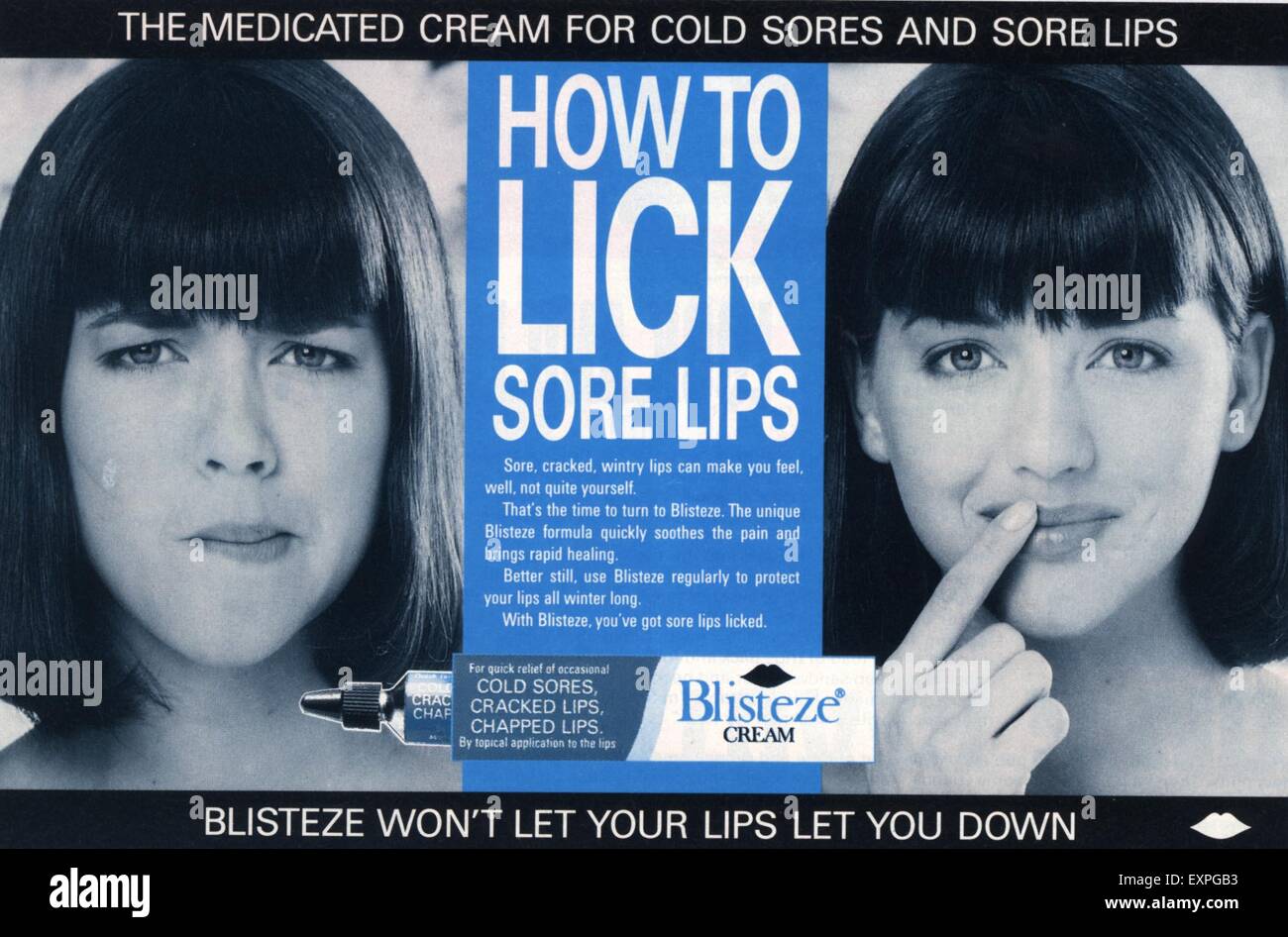 2000s UK Blisteze Magazine Advert Stock Photo - Alamy