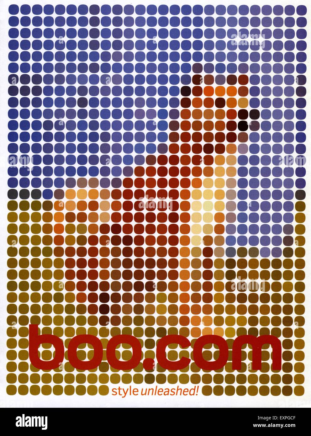 2000s UK Boo.com Magazine Advert Stock Photo - Alamy