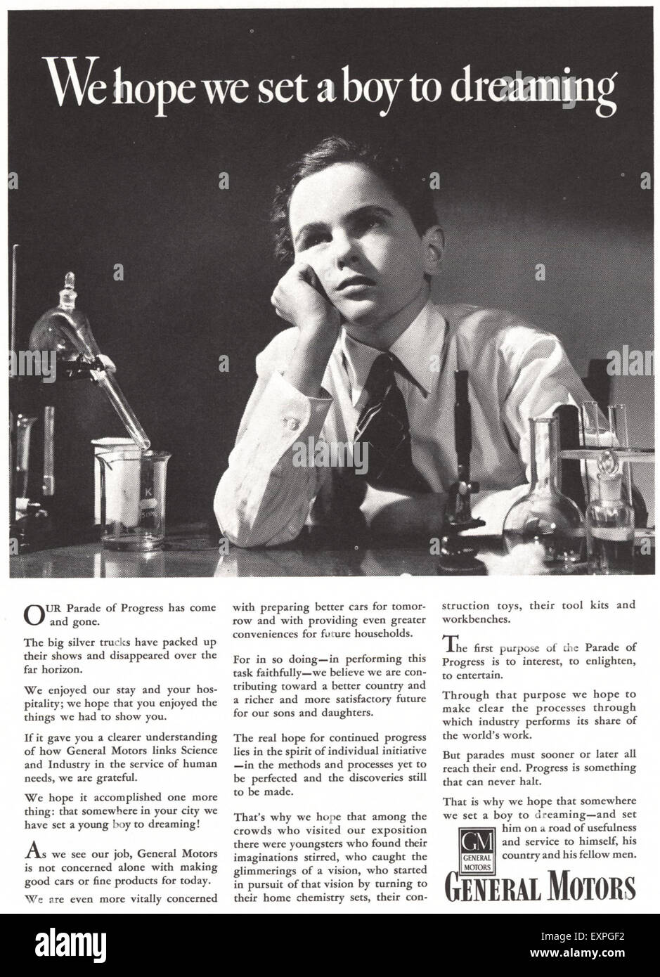 1930s USA General Motors Magazine Advert Stock Photo - Alamy