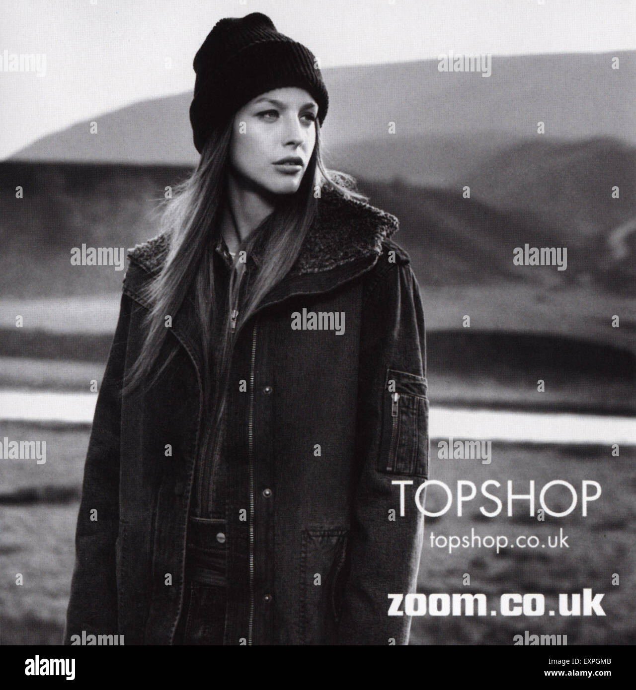 2000s UK Topshop Magazine Advert Stock Photo - Alamy