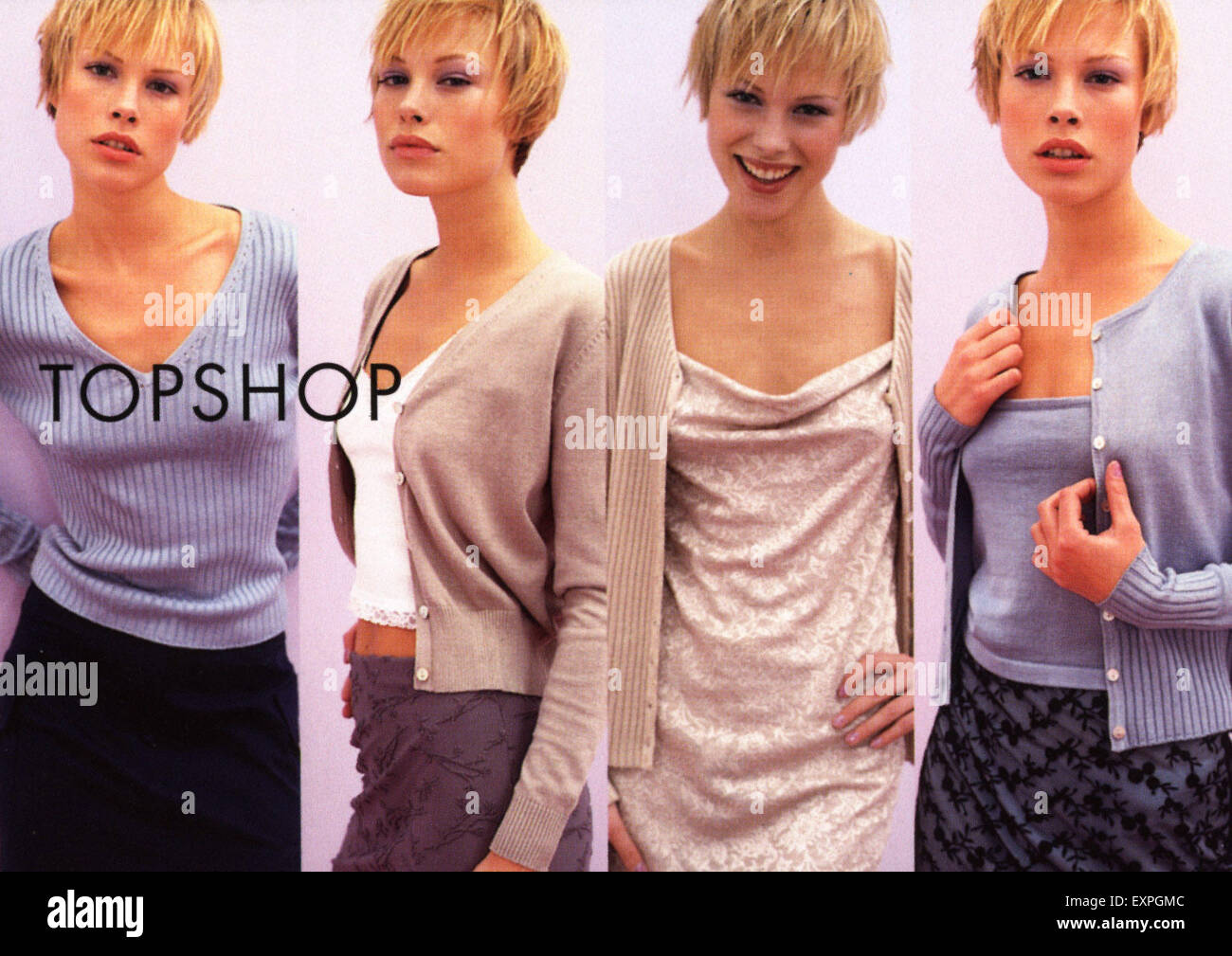 2000s UK Topshop Magazine Advert Stock Photo - Alamy