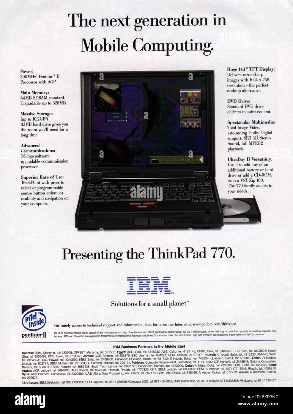 2000s UK IBM Magazine Advert Stock Photo - Alamy