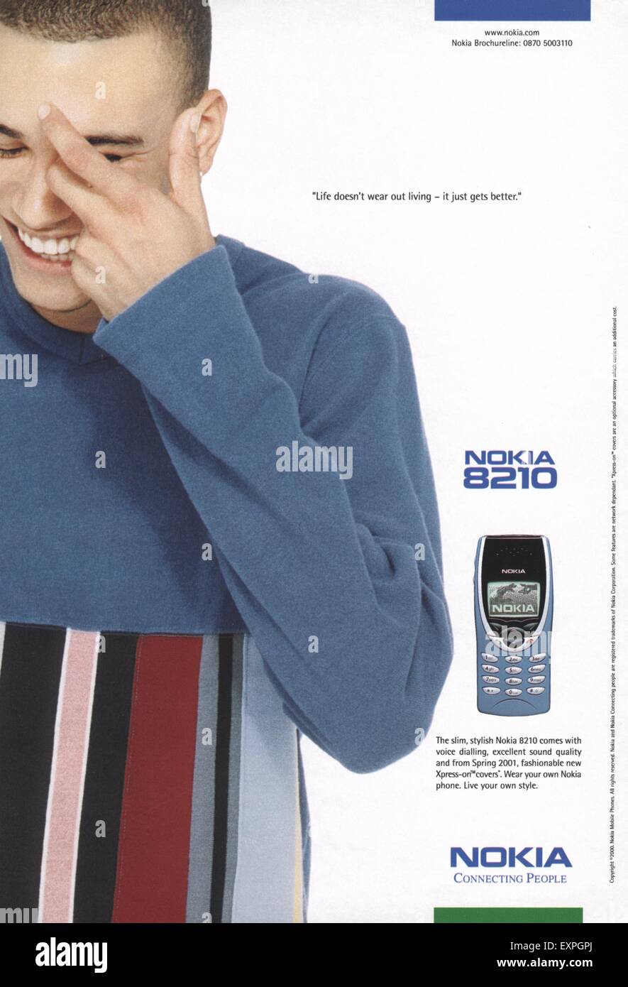 2000s UK Nokia Magazine Advert Stock Photo - Alamy