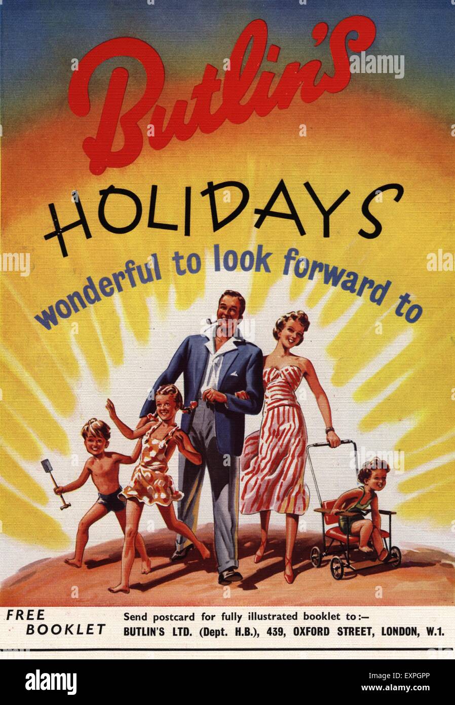 Butlins 1950s hi-res stock photography and images - Alamy