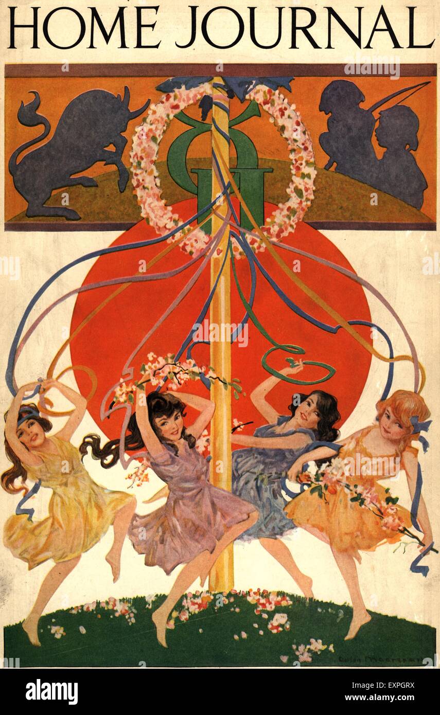 1910s USA Ladies Home Journal Magazine Cover Stock Photo - Alamy