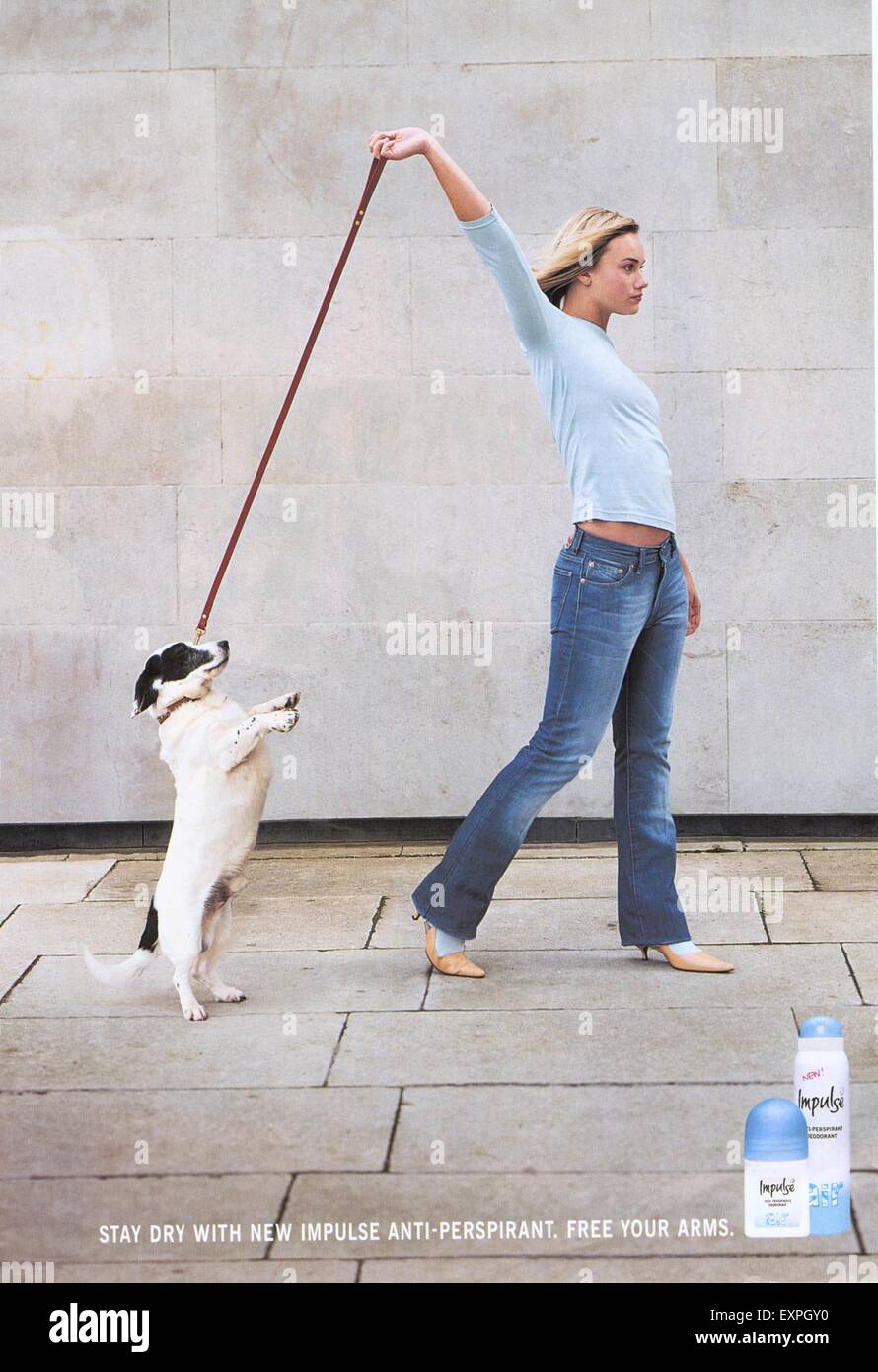 2000s UK Impulse Magazine Advert Stock Photo - Alamy