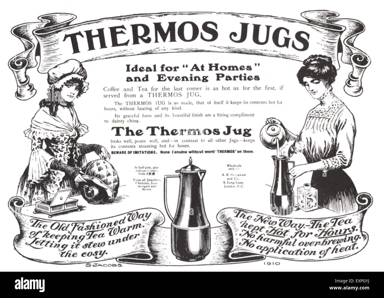 1900s advert hi-res stock photography and images - Alamy