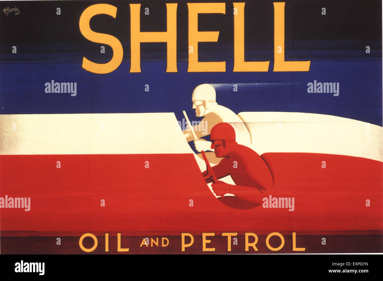 1930s UK Shell Magazine Advert Stock Photo - Alamy