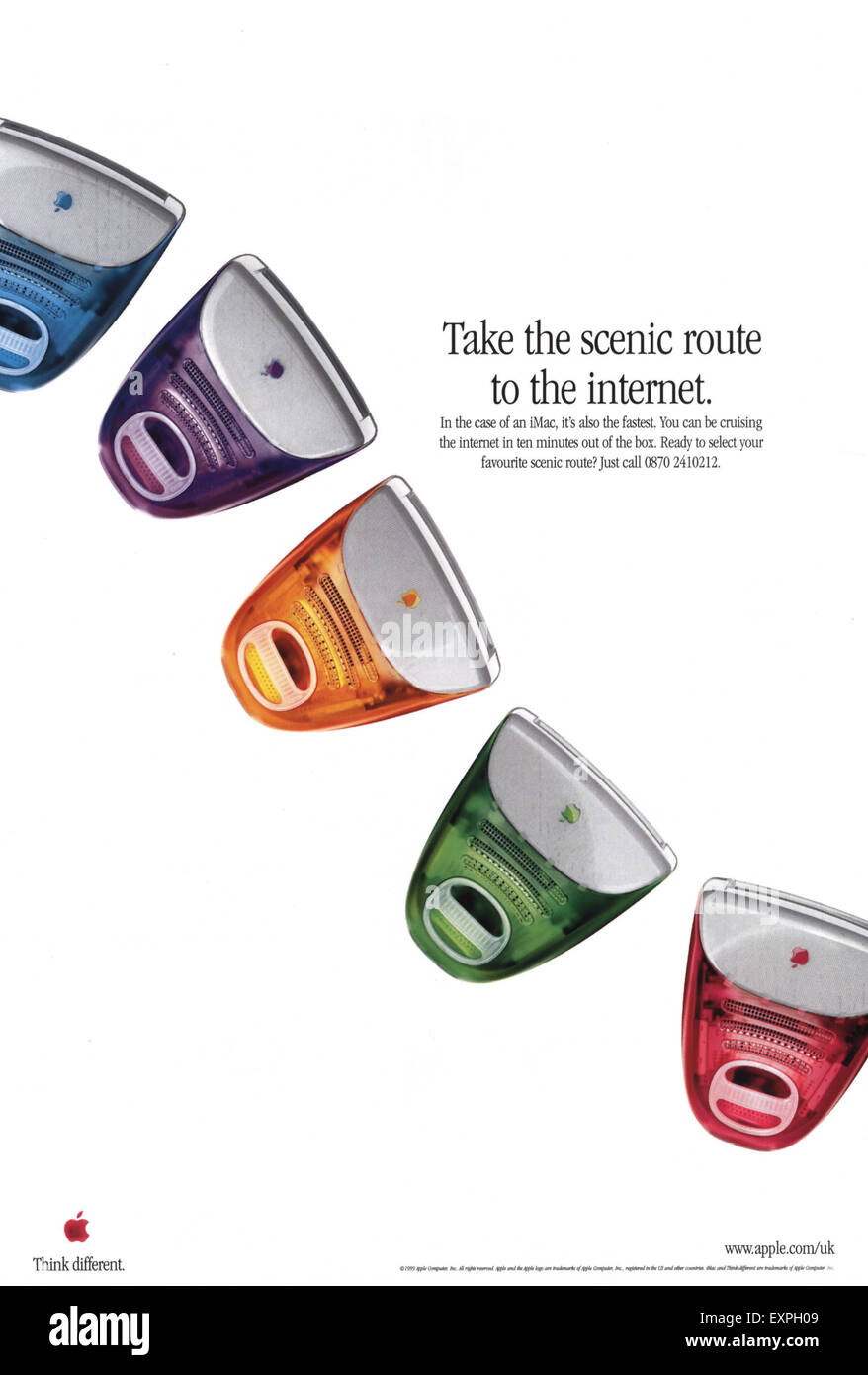 2000s UK Apple computer Magazine Advert Stock Photo - Alamy