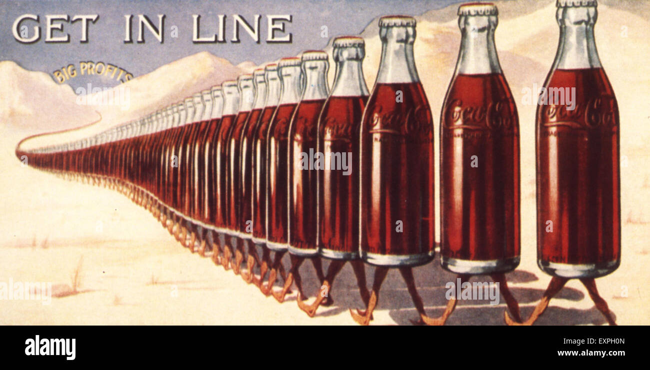 1910s USA Coca-Cola Magazine Advert Stock Photo - Alamy
