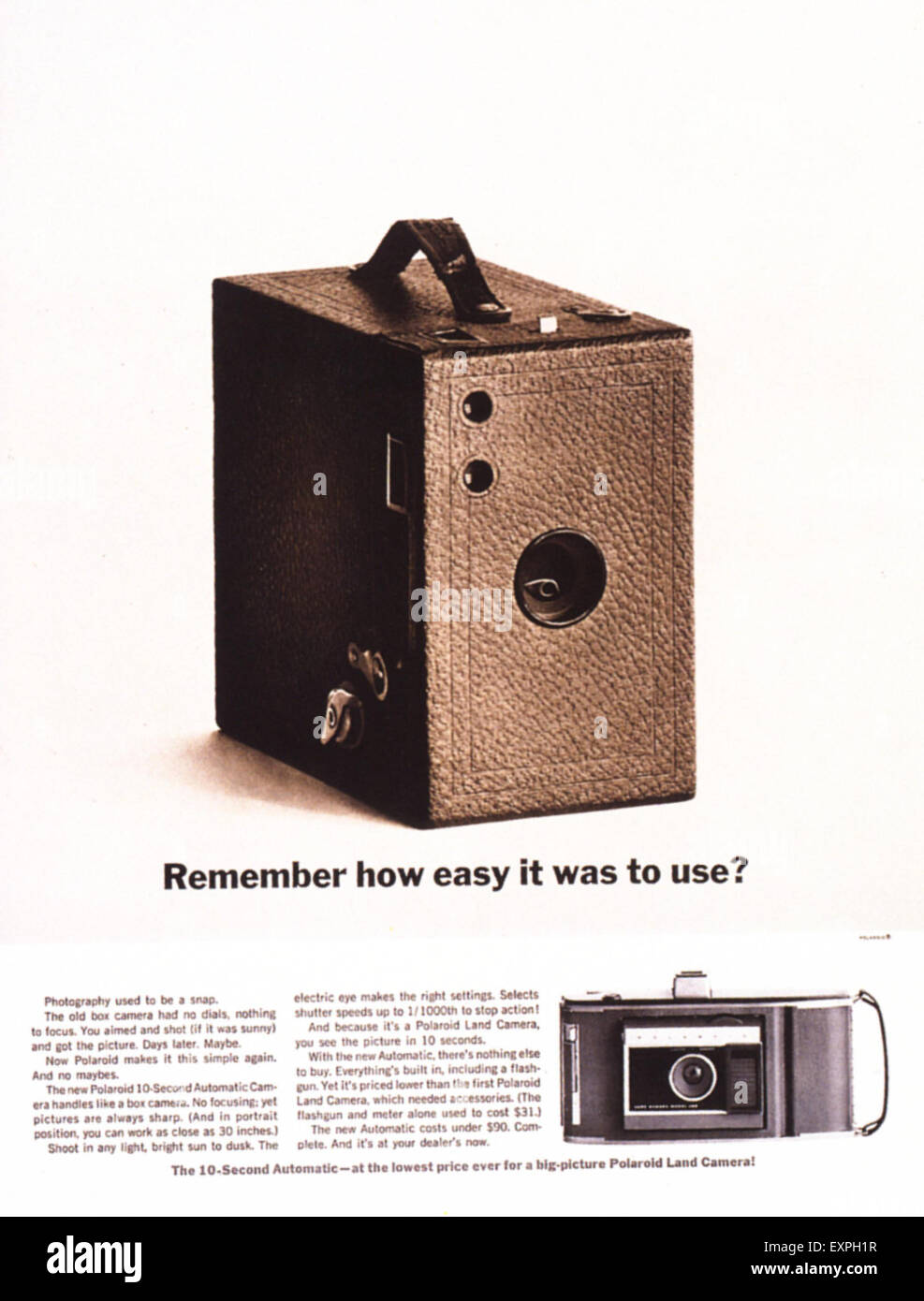 Polaroid advert hi-res stock photography and images - Alamy