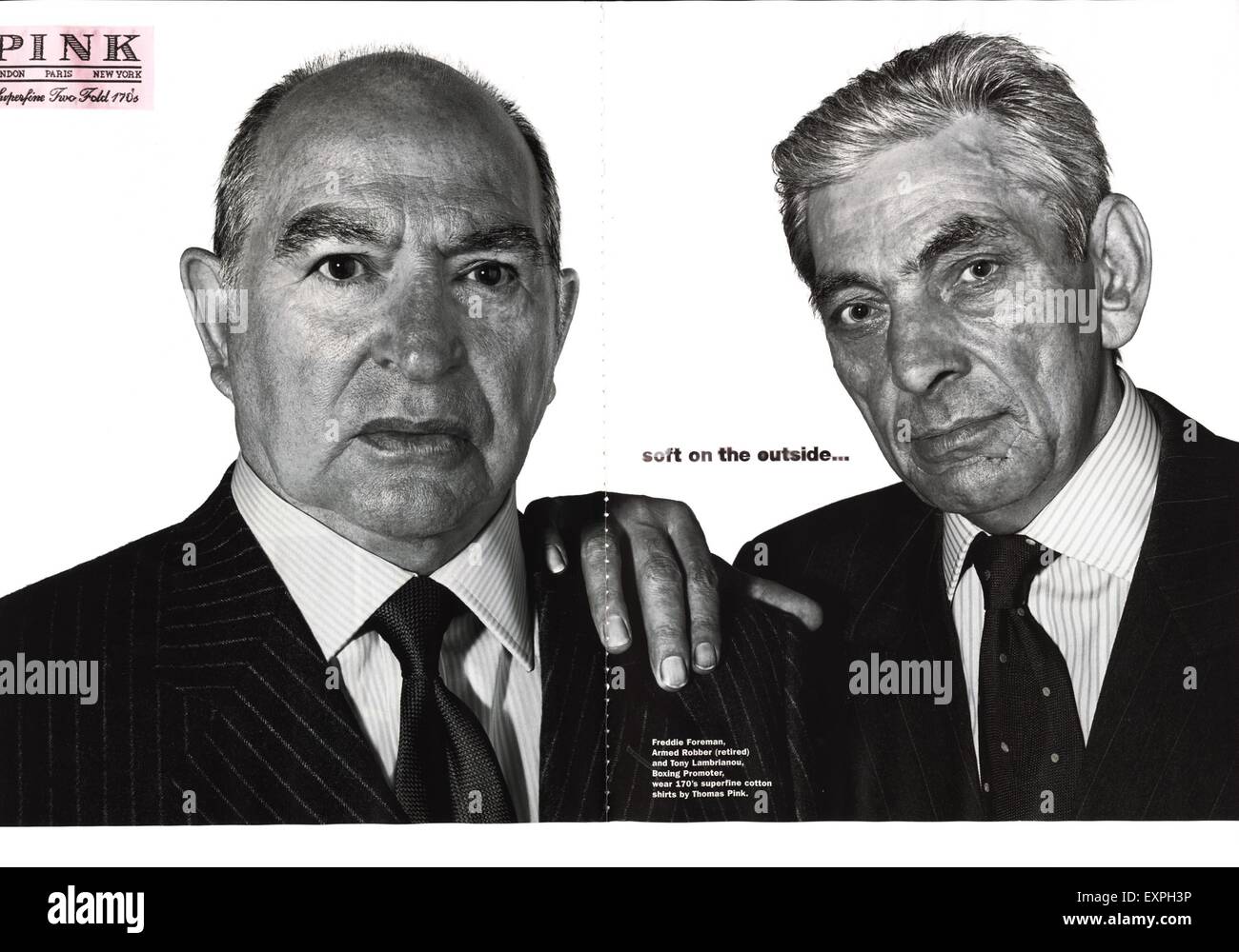 2000s UK Thomas Pink Magazine Advert Stock Photo - Alamy