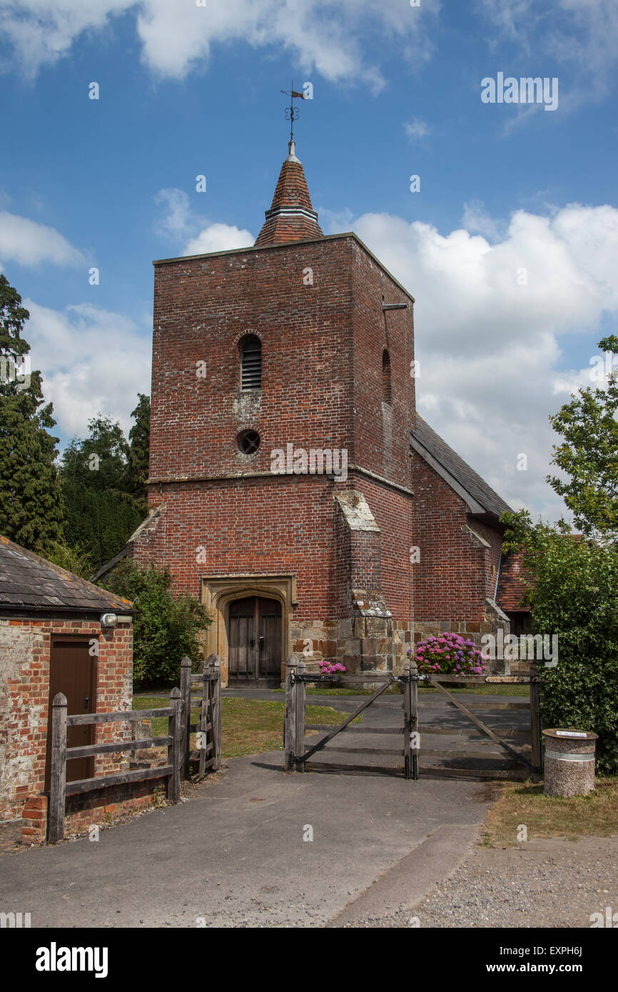 All Saints' Tudeley Church, Tudeley, Kent, England Stock Photo - Alamy