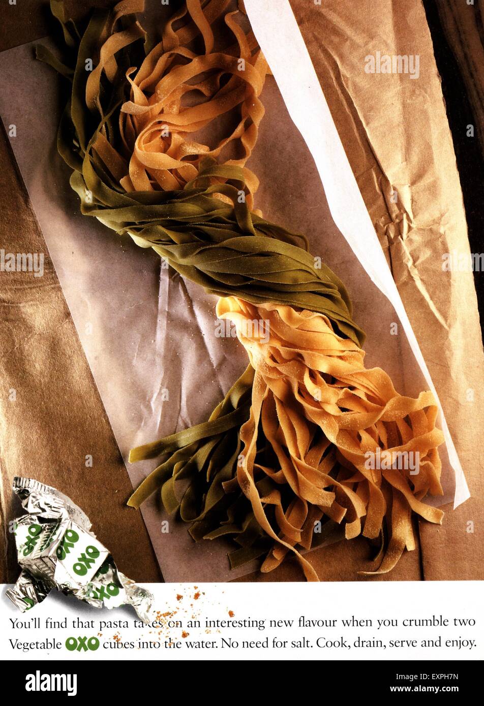 2000s UK Oxo Magazine Advert Stock Photo - Alamy