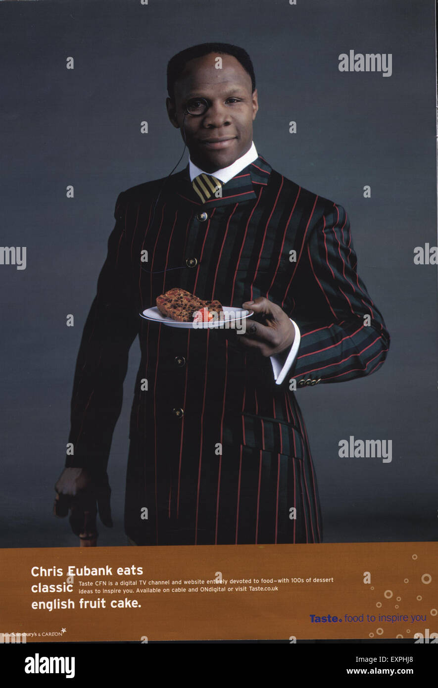 2000s UK Food Network Magazine Advert Stock Photo - Alamy