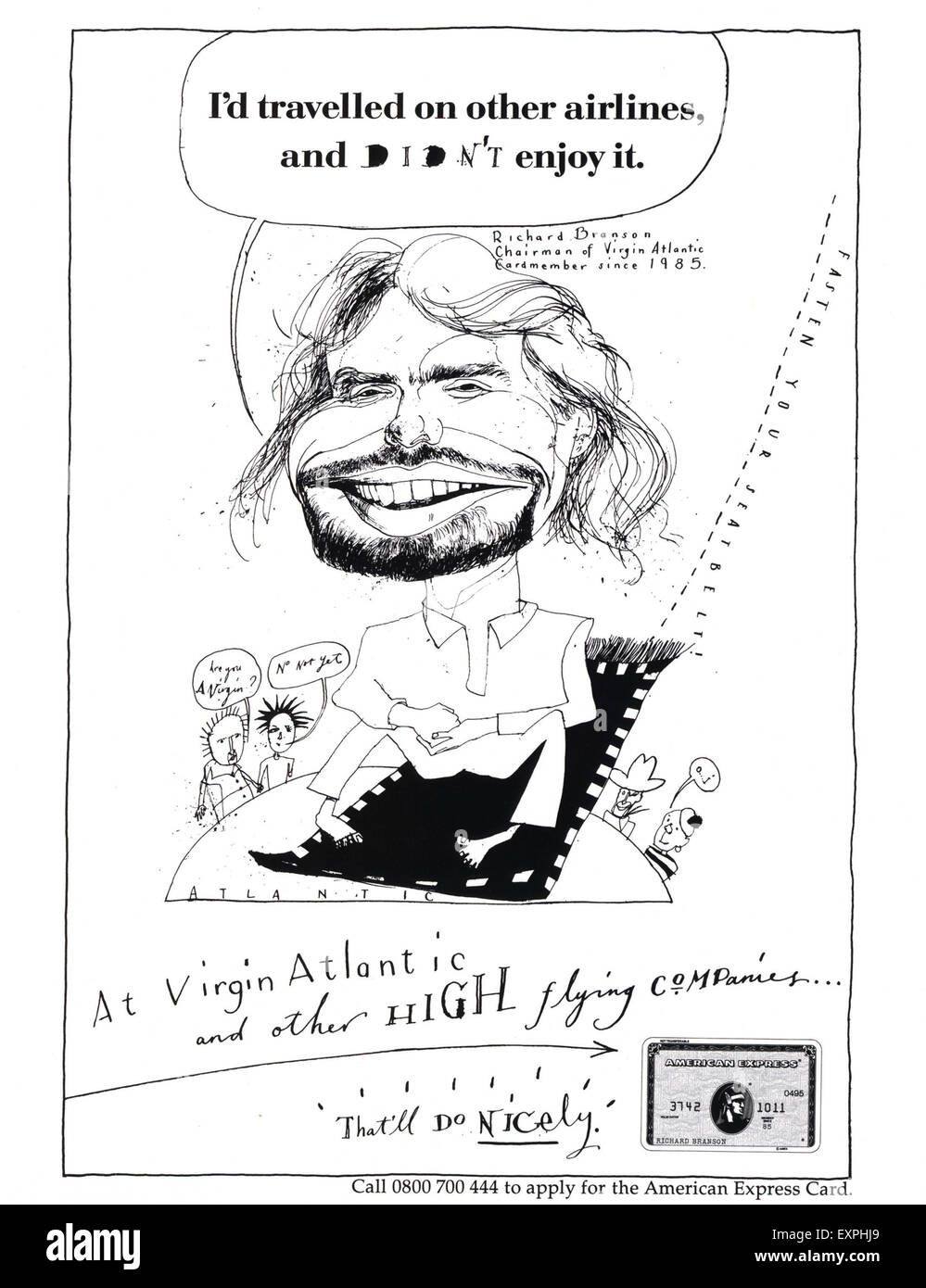 1990s UK American Express Magazine Advert Stock Photo - Alamy