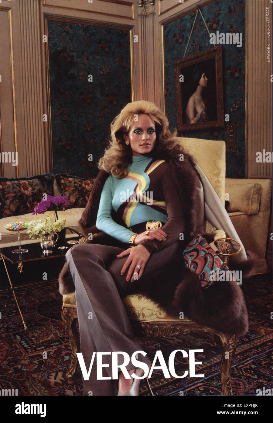 2000s UK Versace Magazine Advert Stock Photo - Alamy