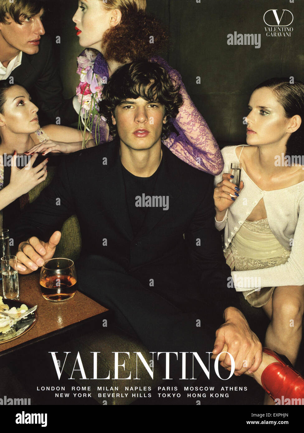 2000s UK Valentino Magazine Advert Stock Photo - Alamy