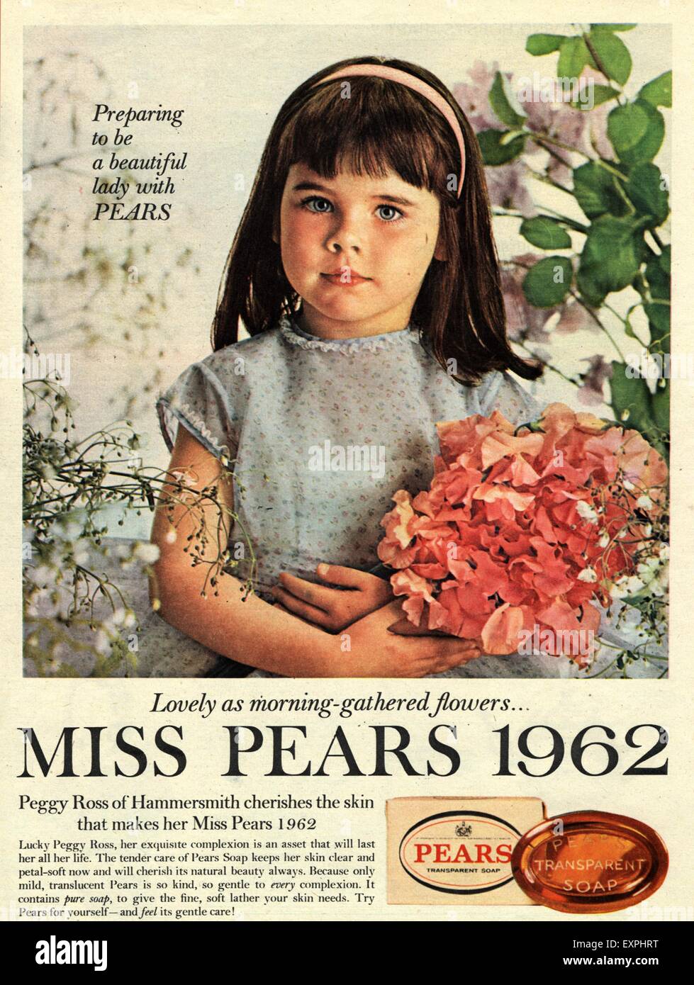 Pears soap advert hi-res stock photography and images - Alamy