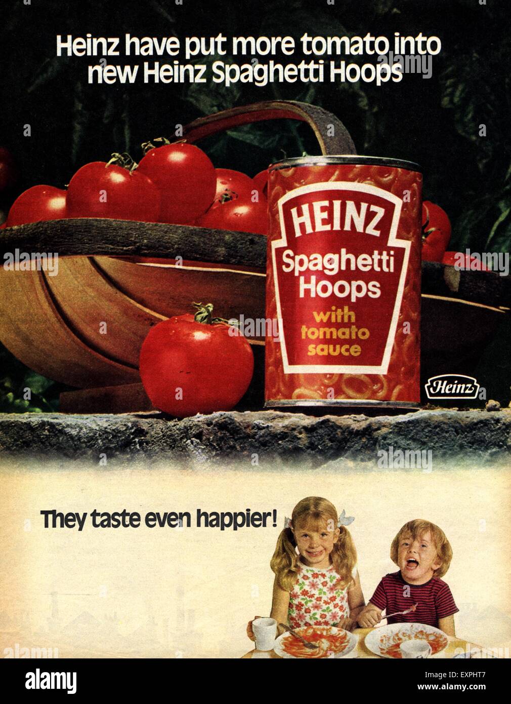 1980s UK Heinz Magazine Advert Stock Photo - Alamy