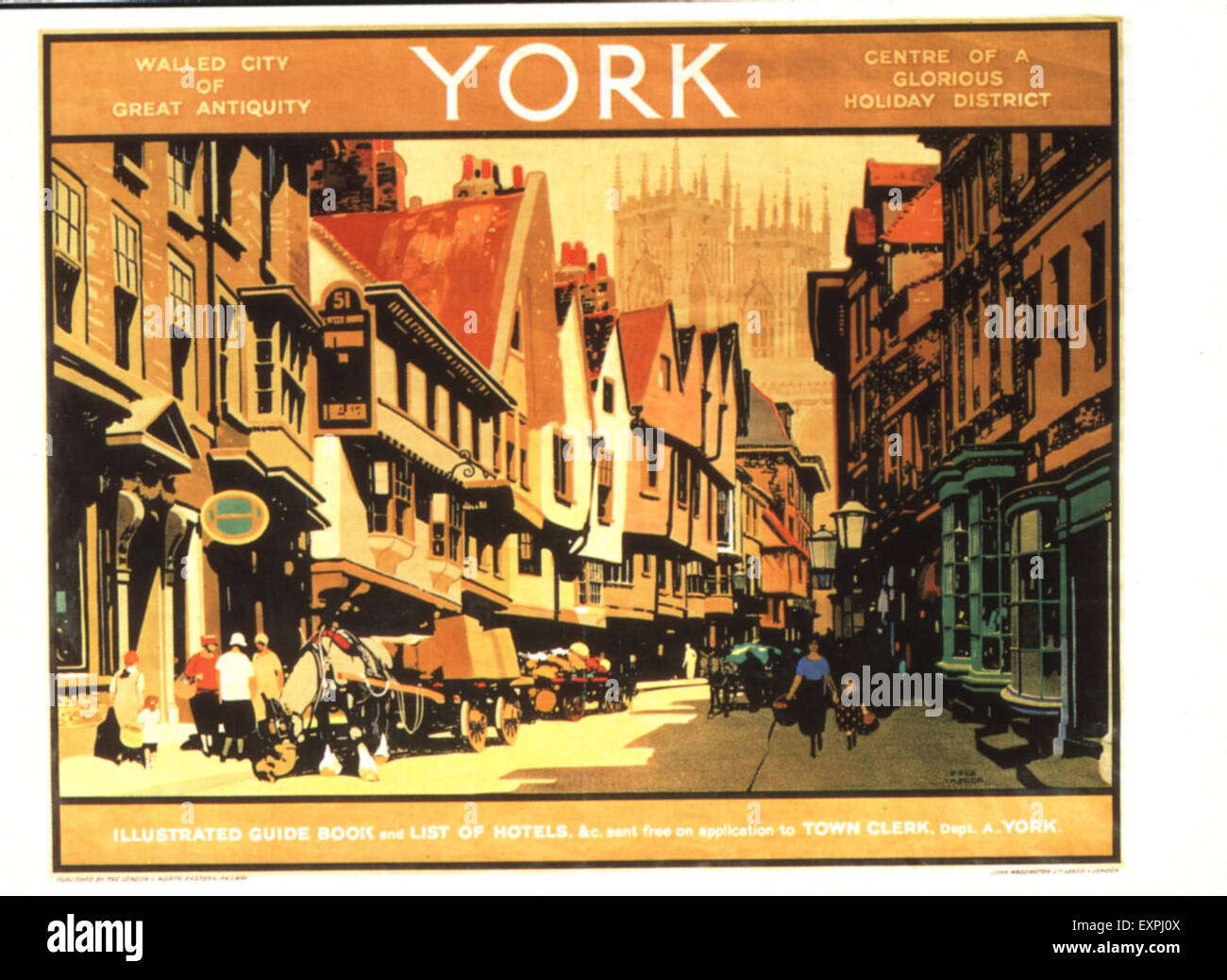 1920s UK London and North Eastern Railways Poster Stock Photo - Alamy